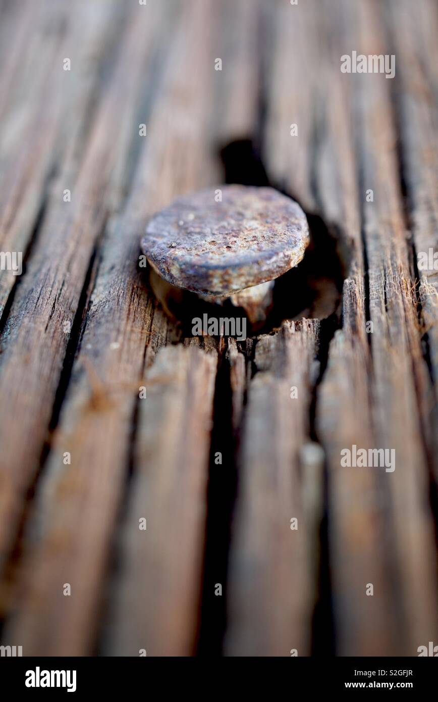 Rusty Nail Stock Photos & Rusty Nail Stock Images - Alamy