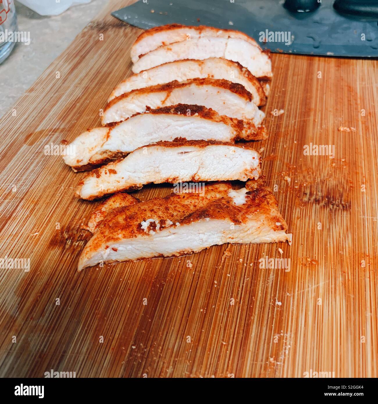 Sliced chicken I made Stock Photo - Alamy