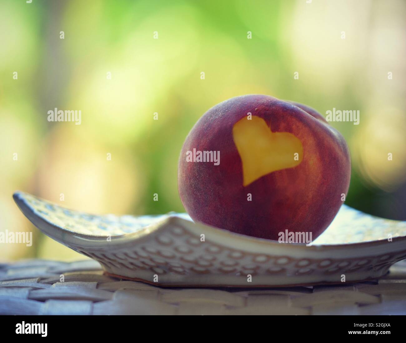 Peach heart hi-res stock photography and images - Alamy
