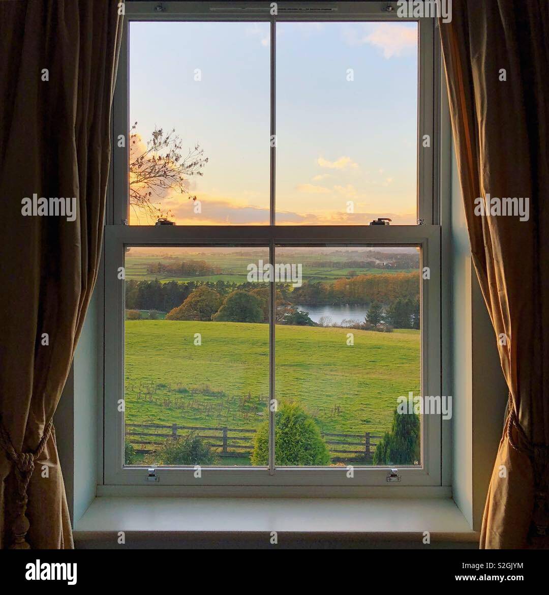 View through the Window Stock Photo - Alamy