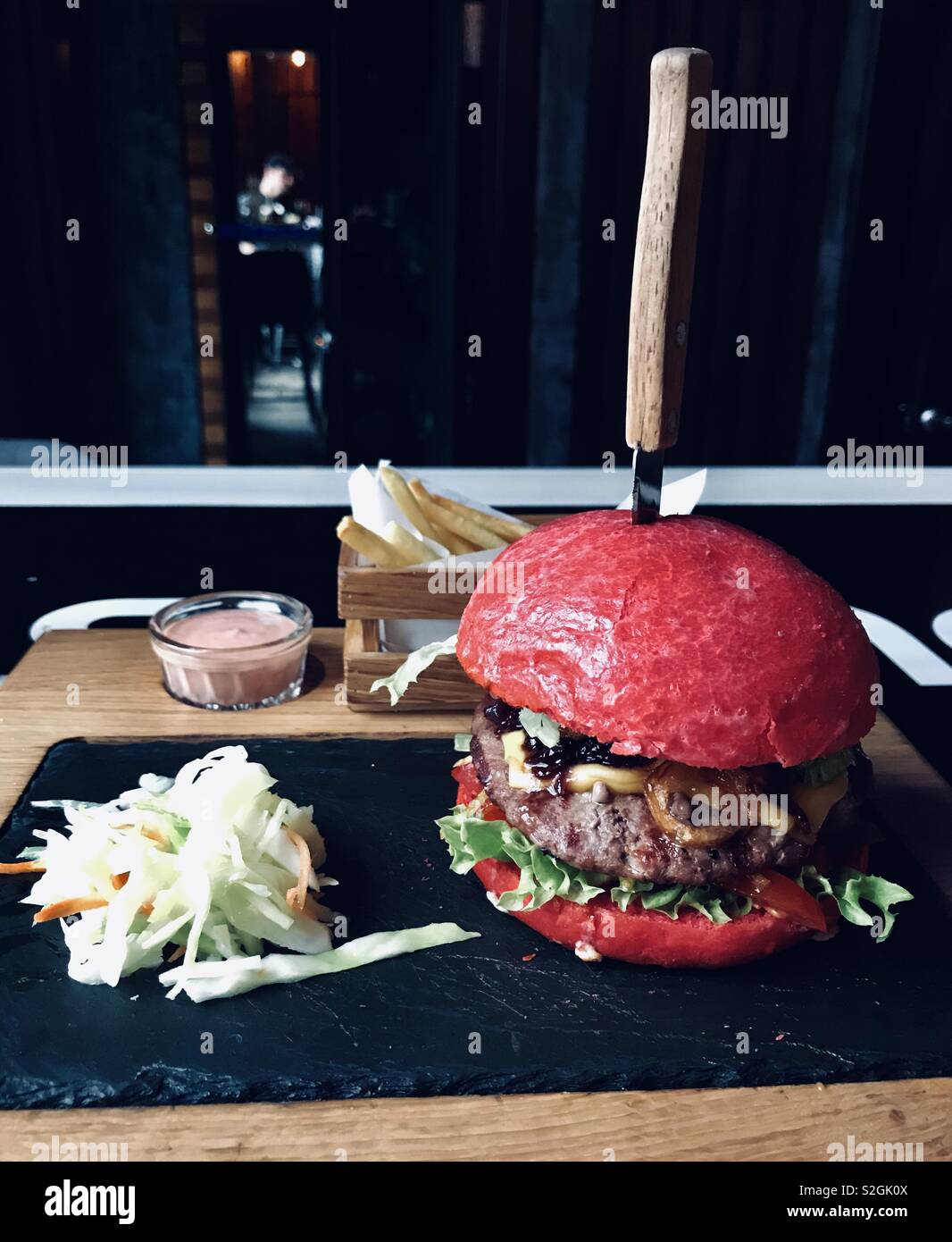 Burger street food hi-res stock photography and images - Alamy