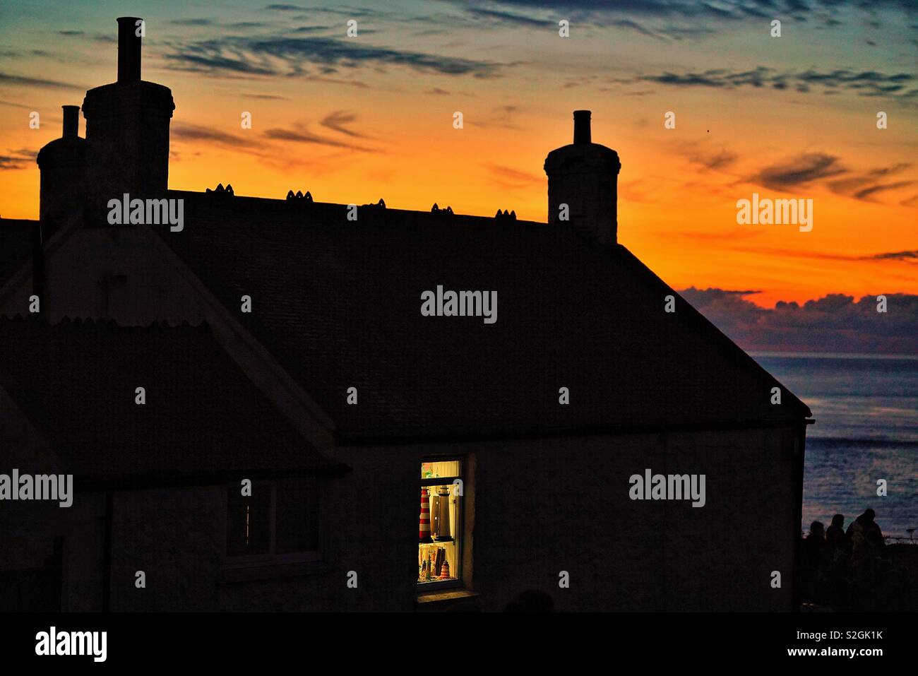 Cornwall silhouette hi-res stock photography and images - Alamy