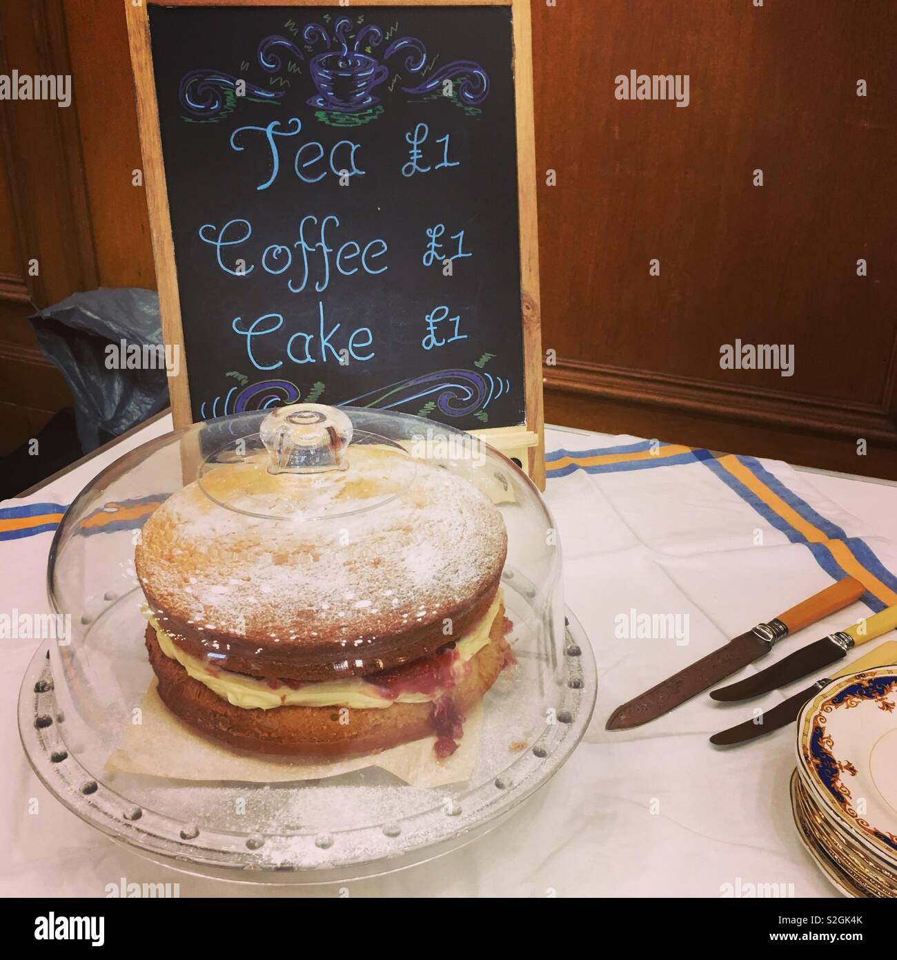 Tea & cake Stock Photo - Alamy