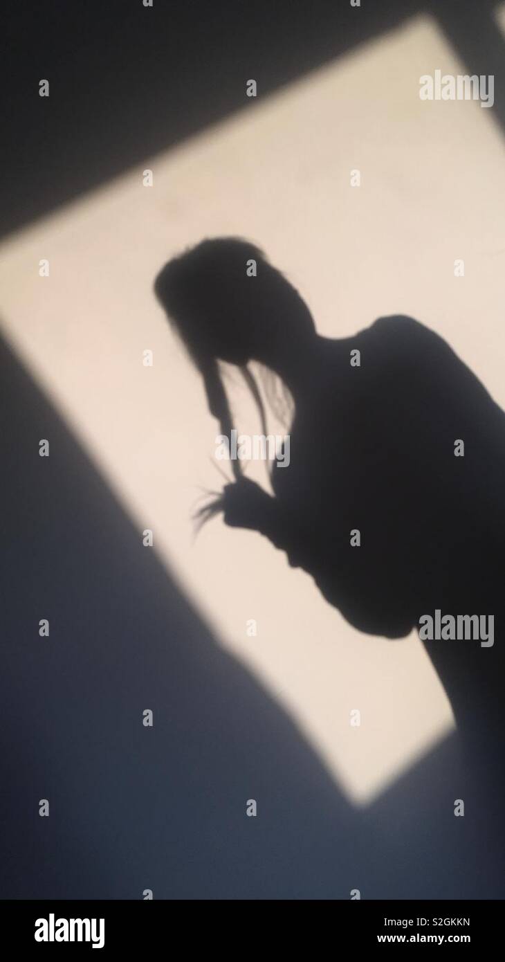 Me and my shadow Stock Photo - Alamy