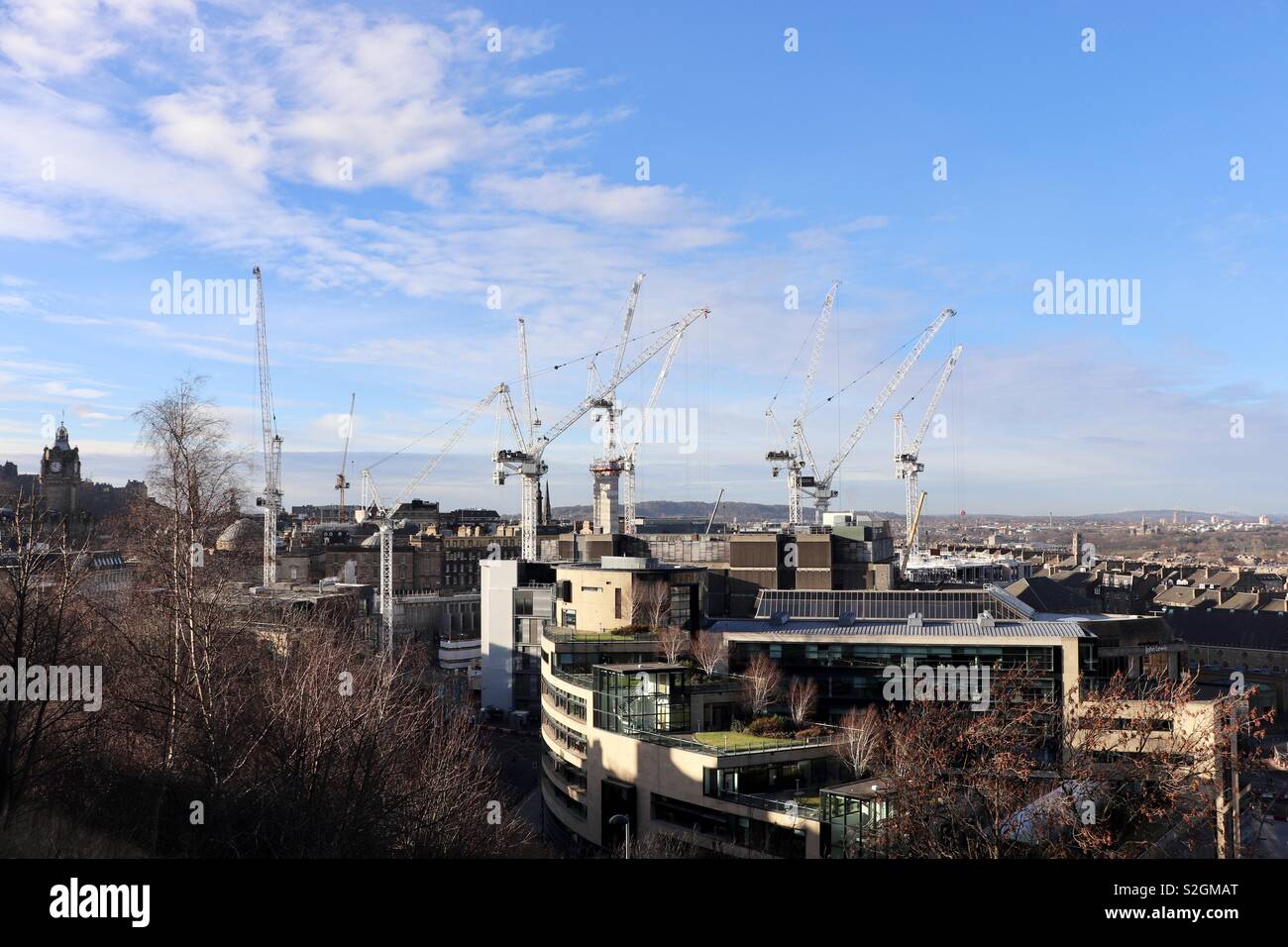 Construction site progress Stock Photo - Alamy