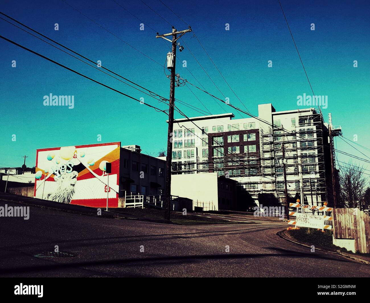 Gentrified neighborhood hi-res stock photography and images - Alamy