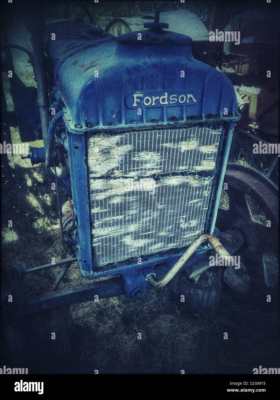 Vintage Fordson tractor at Toeka Stoor in Windmeul near Paarl, South ...