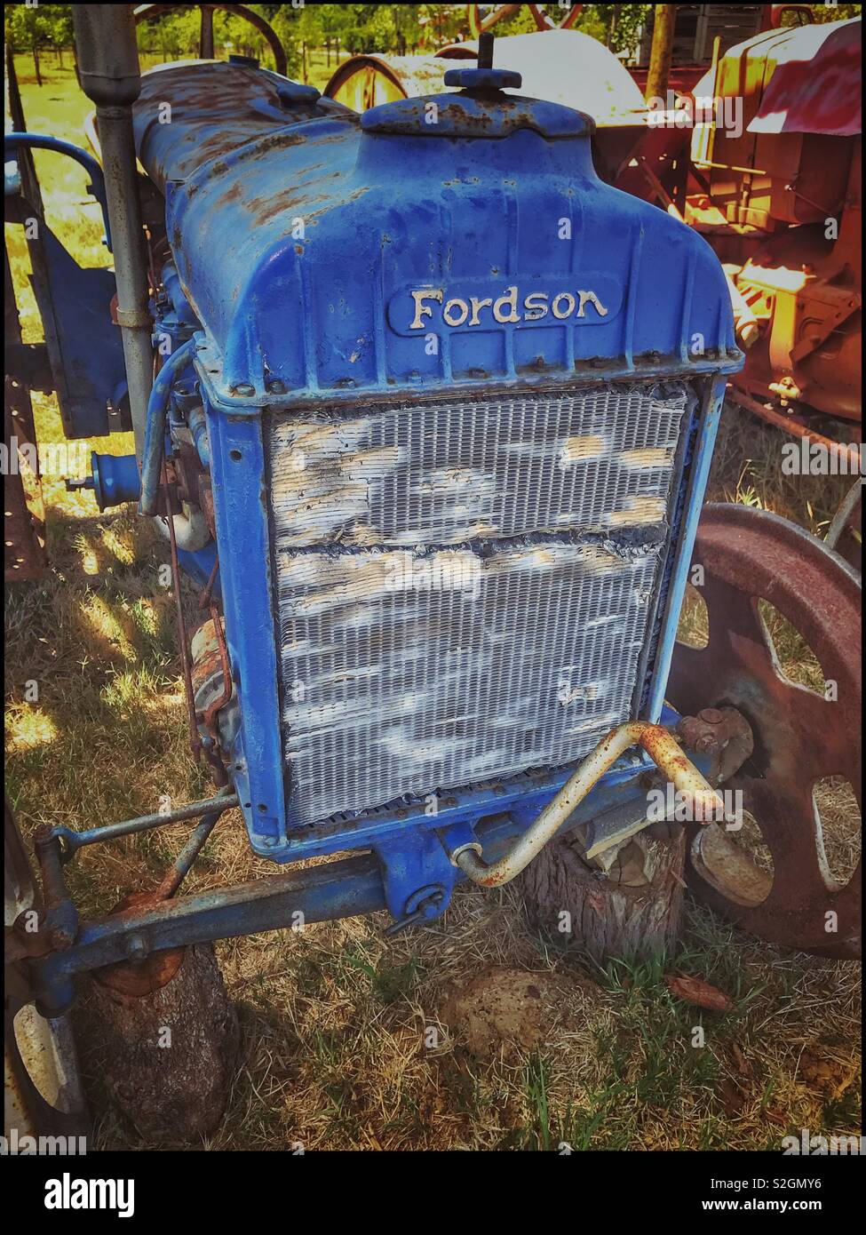 Vintage Fordson tractor at Toeka Stoor in Windmeul near Paarl, South ...
