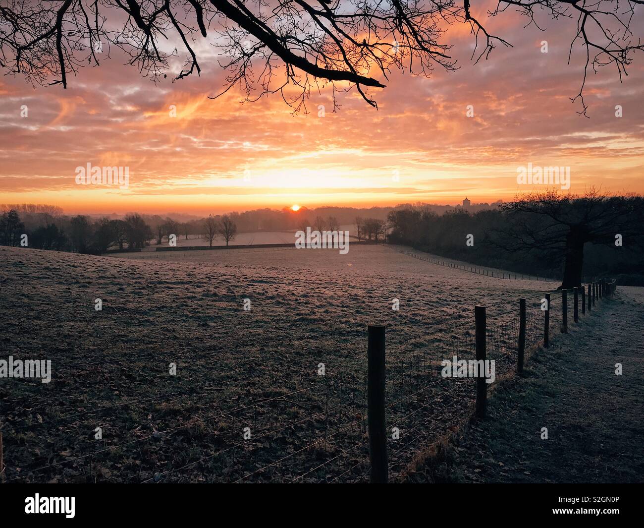 Kent countryside uk winter hi-res stock photography and images - Alamy