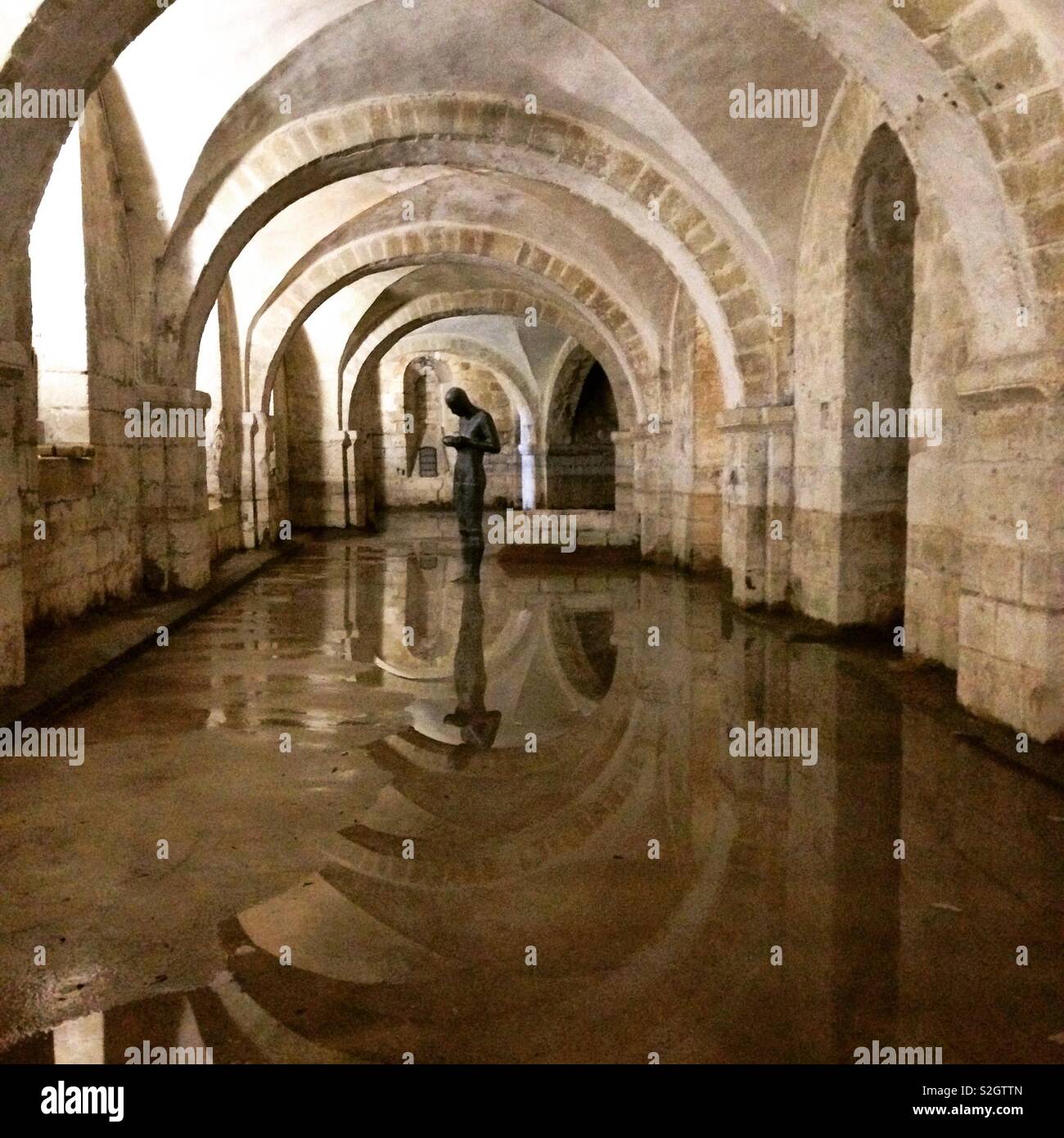 English church underground Stock Photo - Alamy