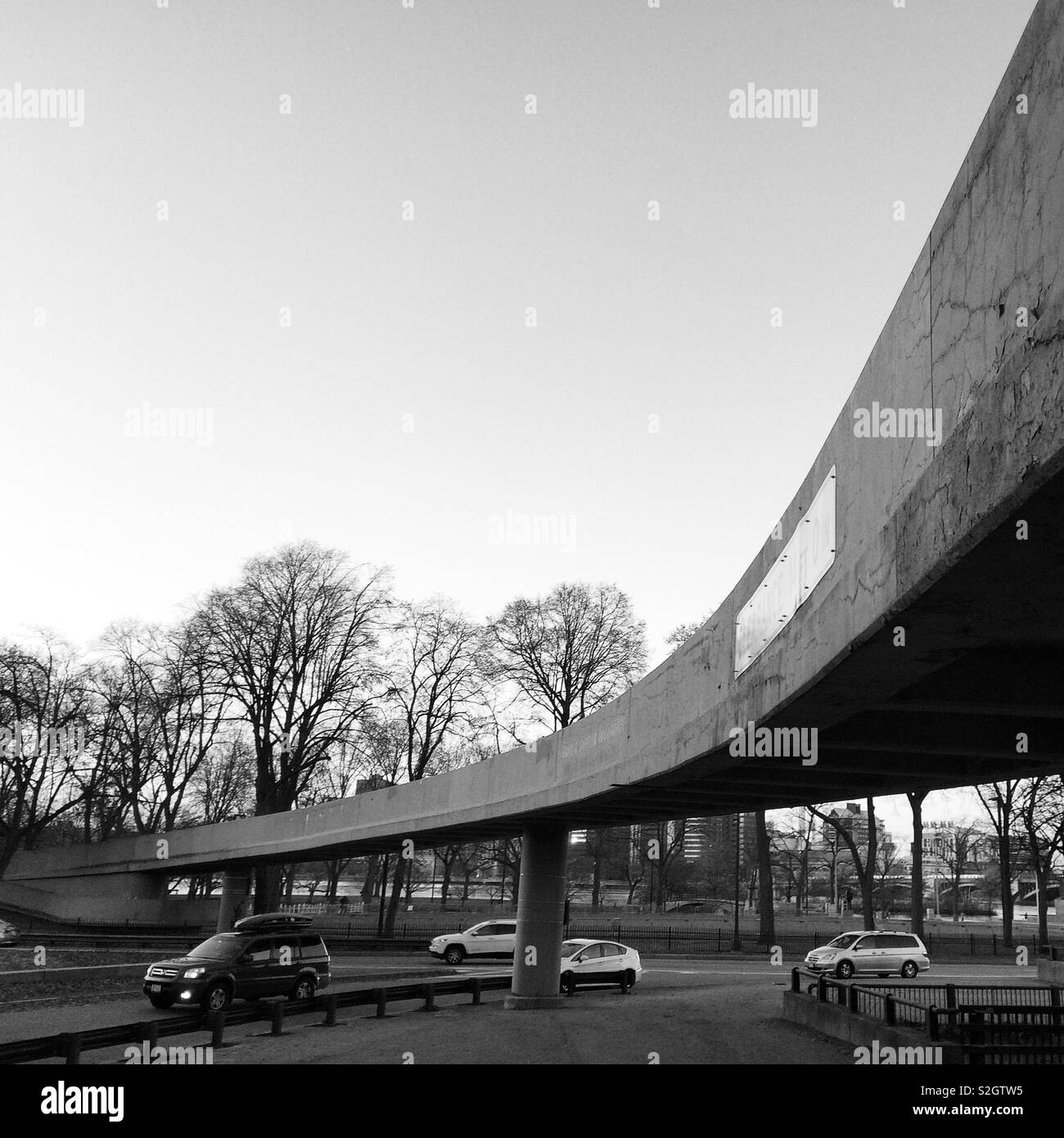 Pedestrian bridge to the Esplanade, Boston, Massachusetts, United ...