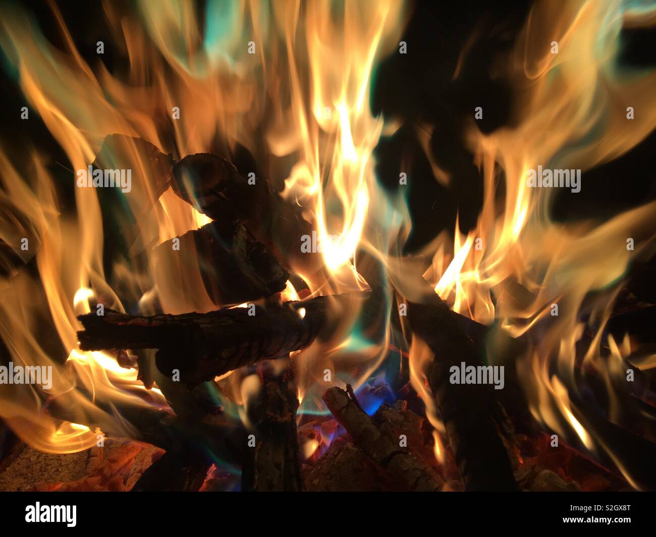 Fire night close up hi-res stock photography and images - Alamy