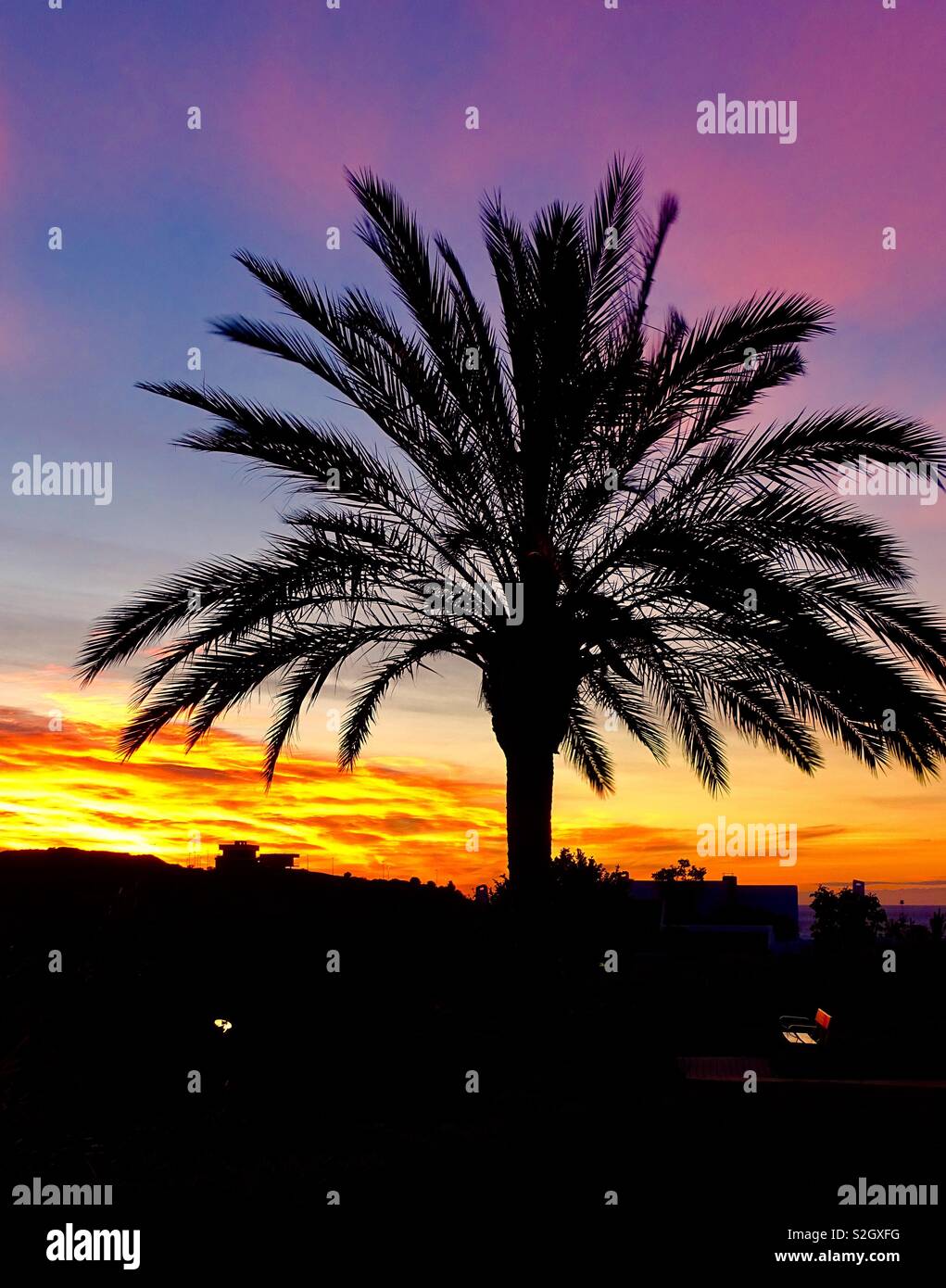 Sunrise in southern Spain Stock Photo - Alamy