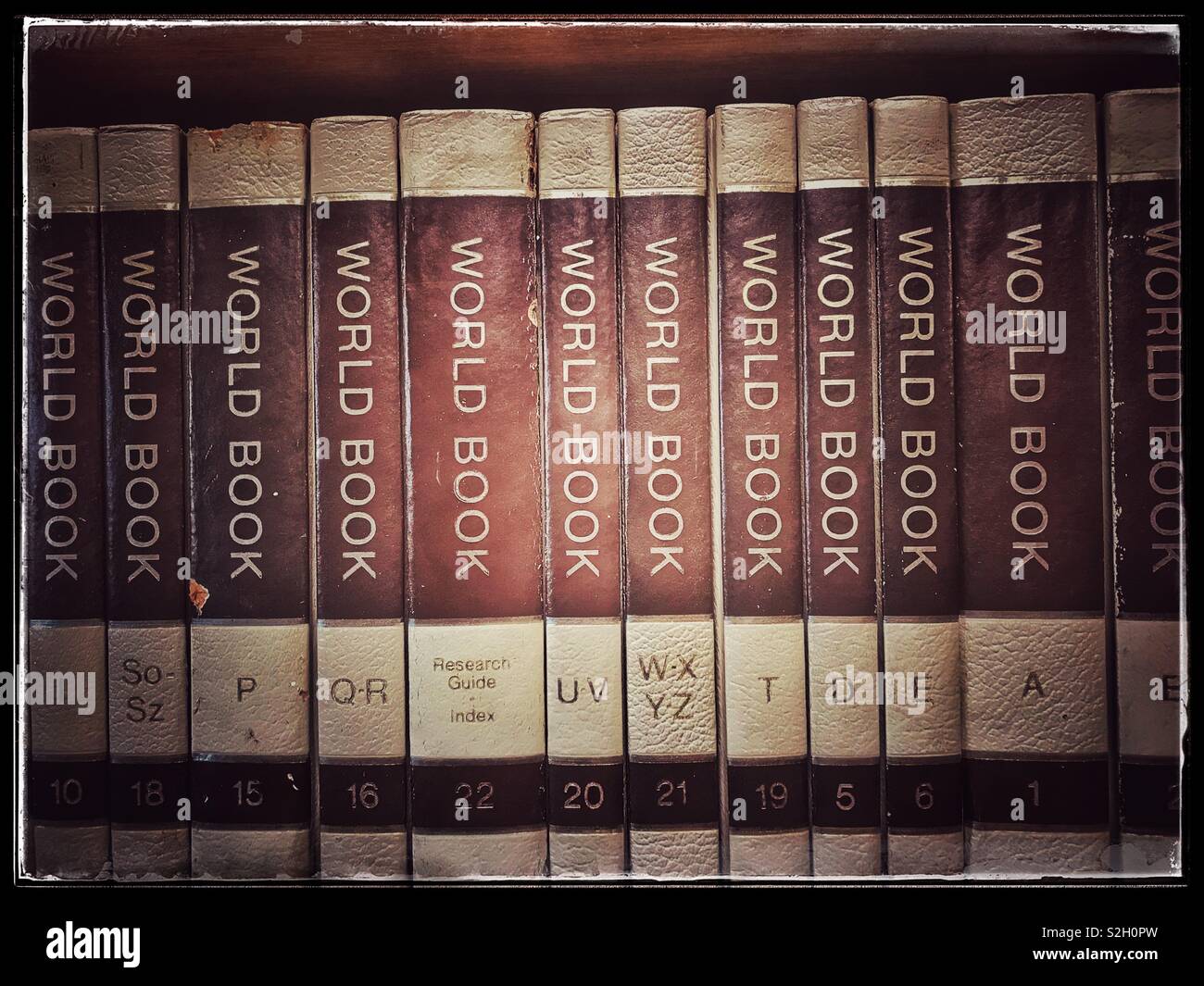 Vintage set of World Books in Toeka Stoor, Paarl, South Africa Stock ...