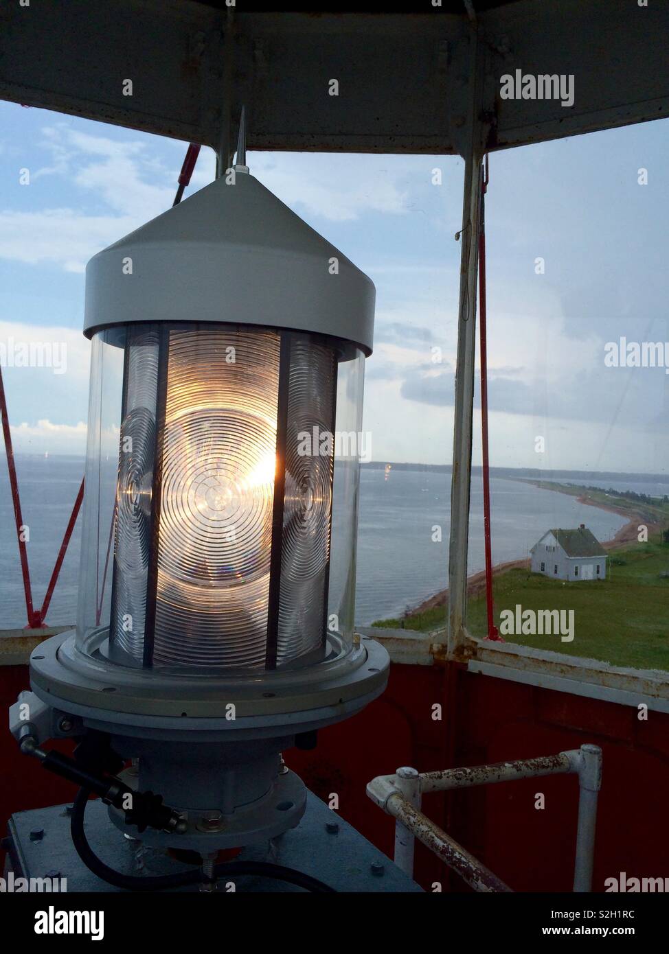 Top of a lighthouse Stock Photo - Alamy