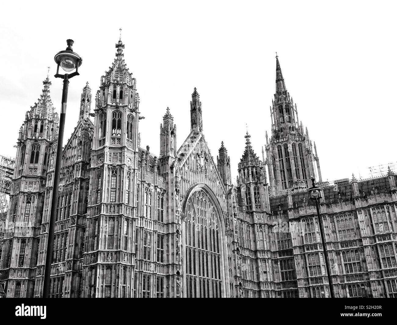 Detail of the Gothic architecture of Westminster Abbey, London, England ...