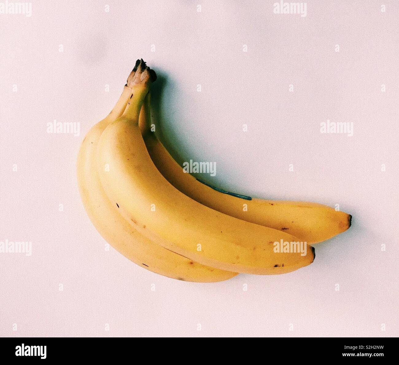 Picture of bananas on a white background Stock Photo - Alamy
