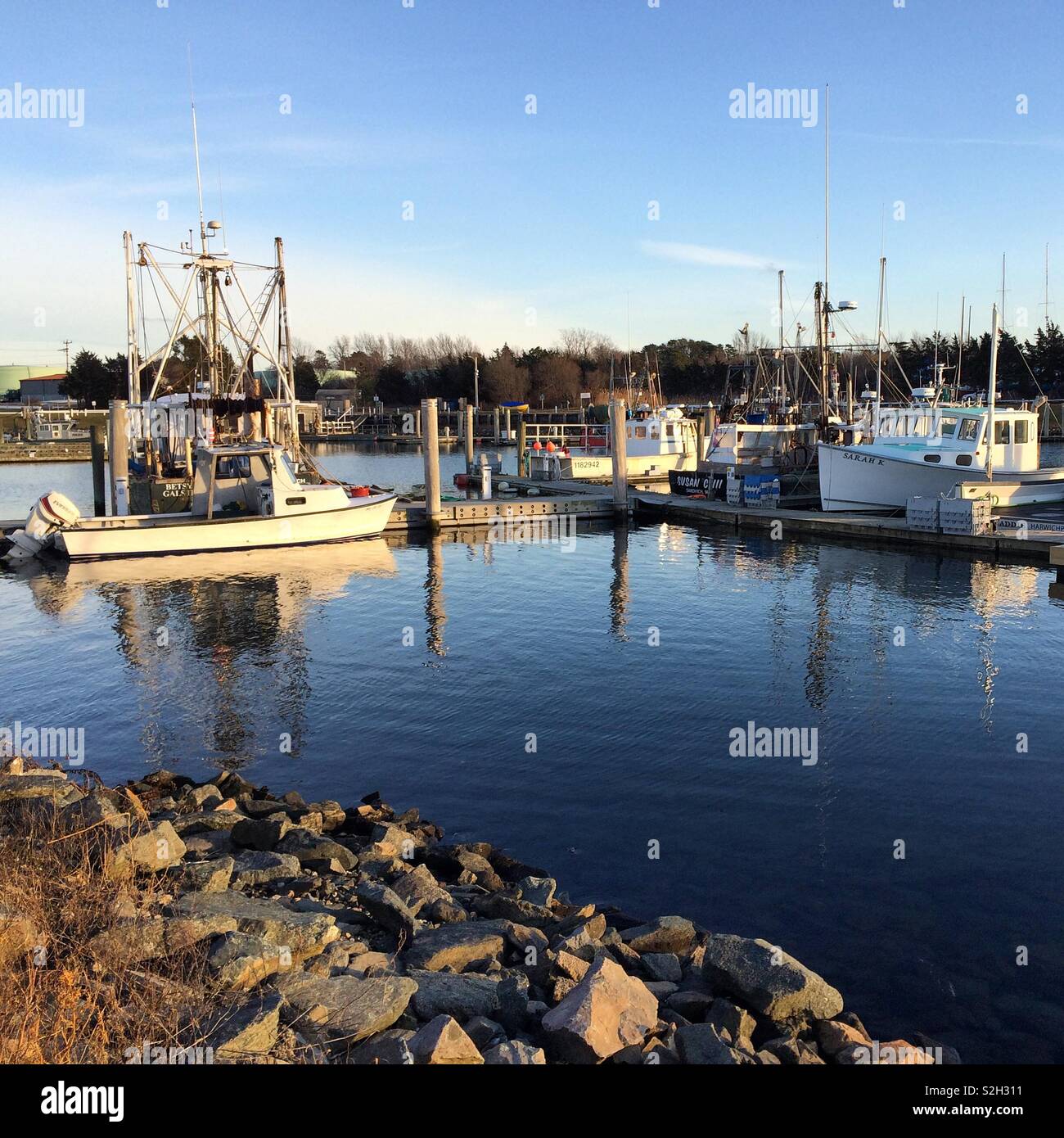 Sandwich Harbor, Sandwich, Cape Cod, Massachusetts, United States Stock ...