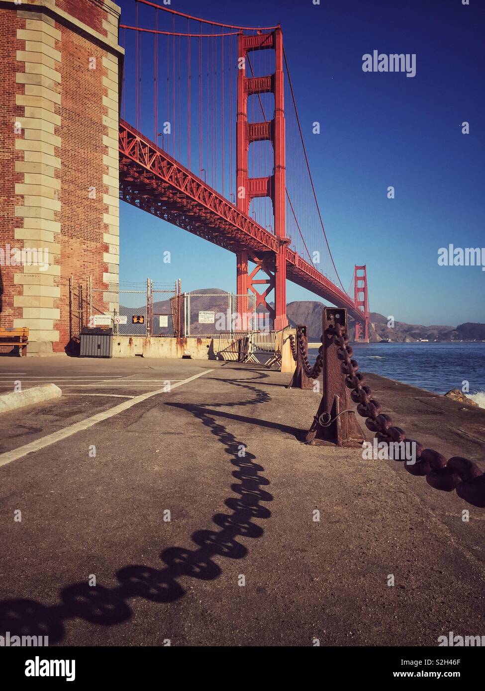Golden Gate Bridge by Fort Point, California, USA Stock Photo - Alamy