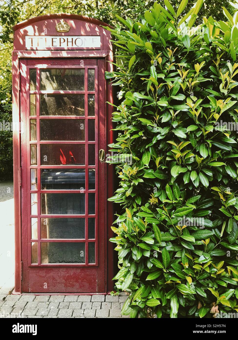 Inside telephone box hi-res stock photography and images - Alamy
