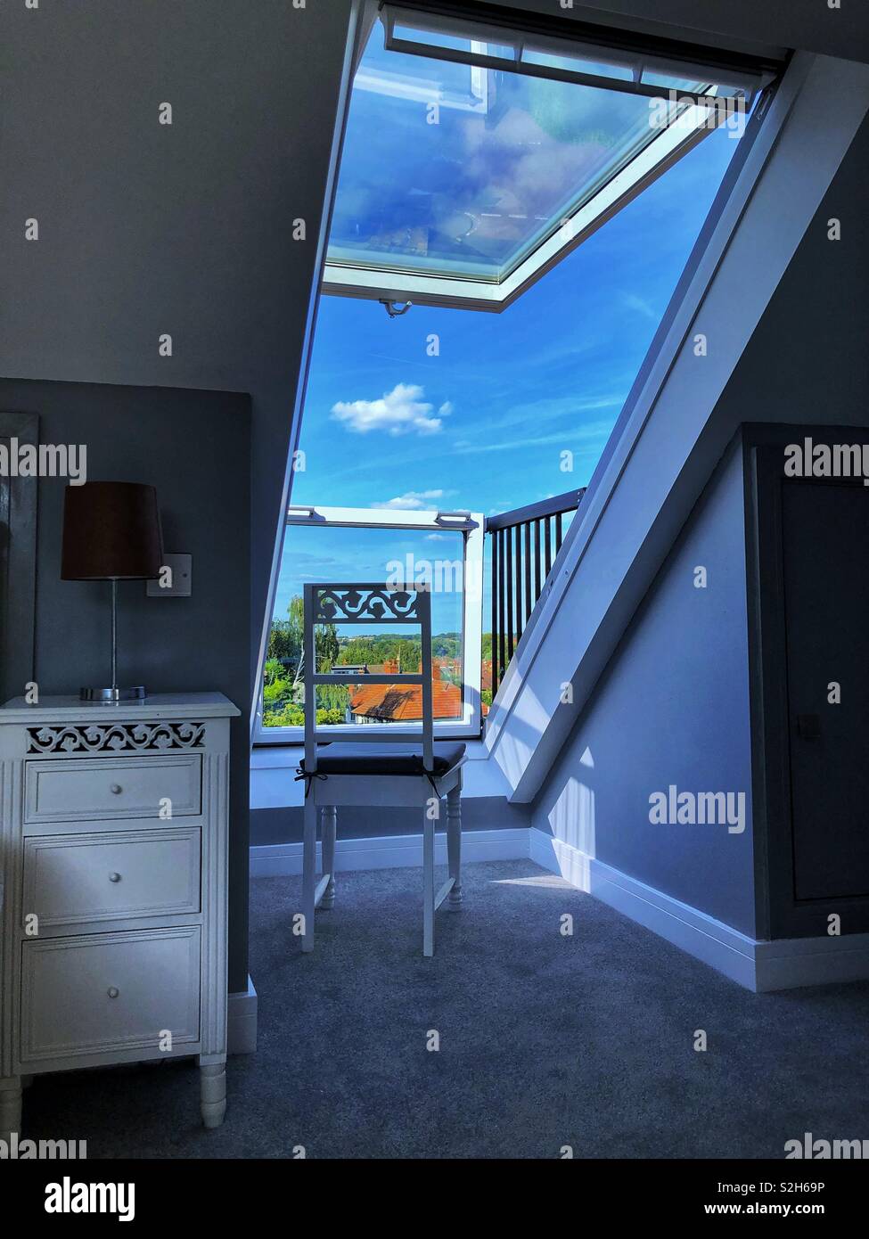 Loft window hi-res stock photography and images - Alamy