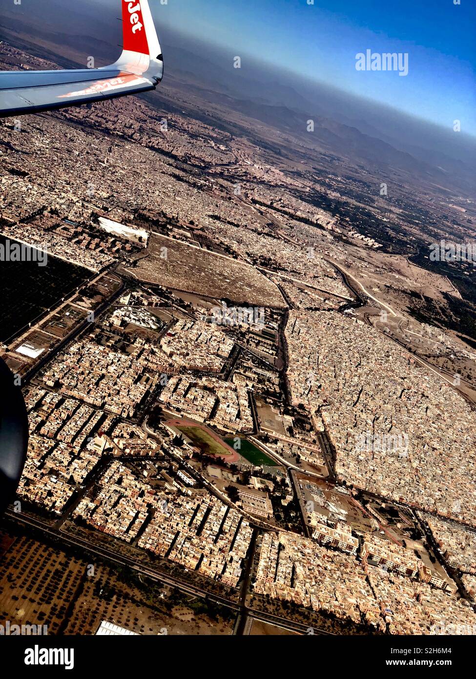 Flying over marrakech hi-res stock photography and images - Alamy