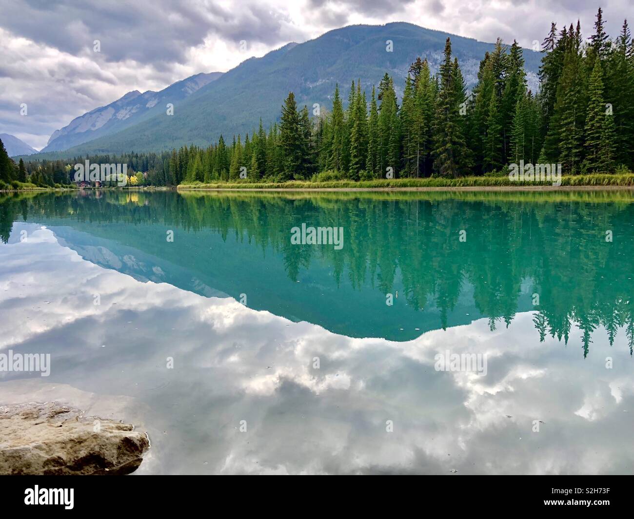 Water meets the sky, multiple reflections Stock Photo - Alamy