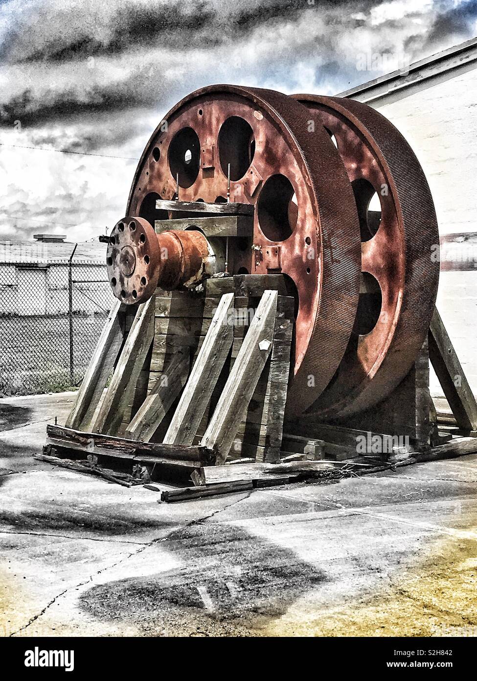 Captured at a Navy Annex-a ship gear Stock Photo - Alamy