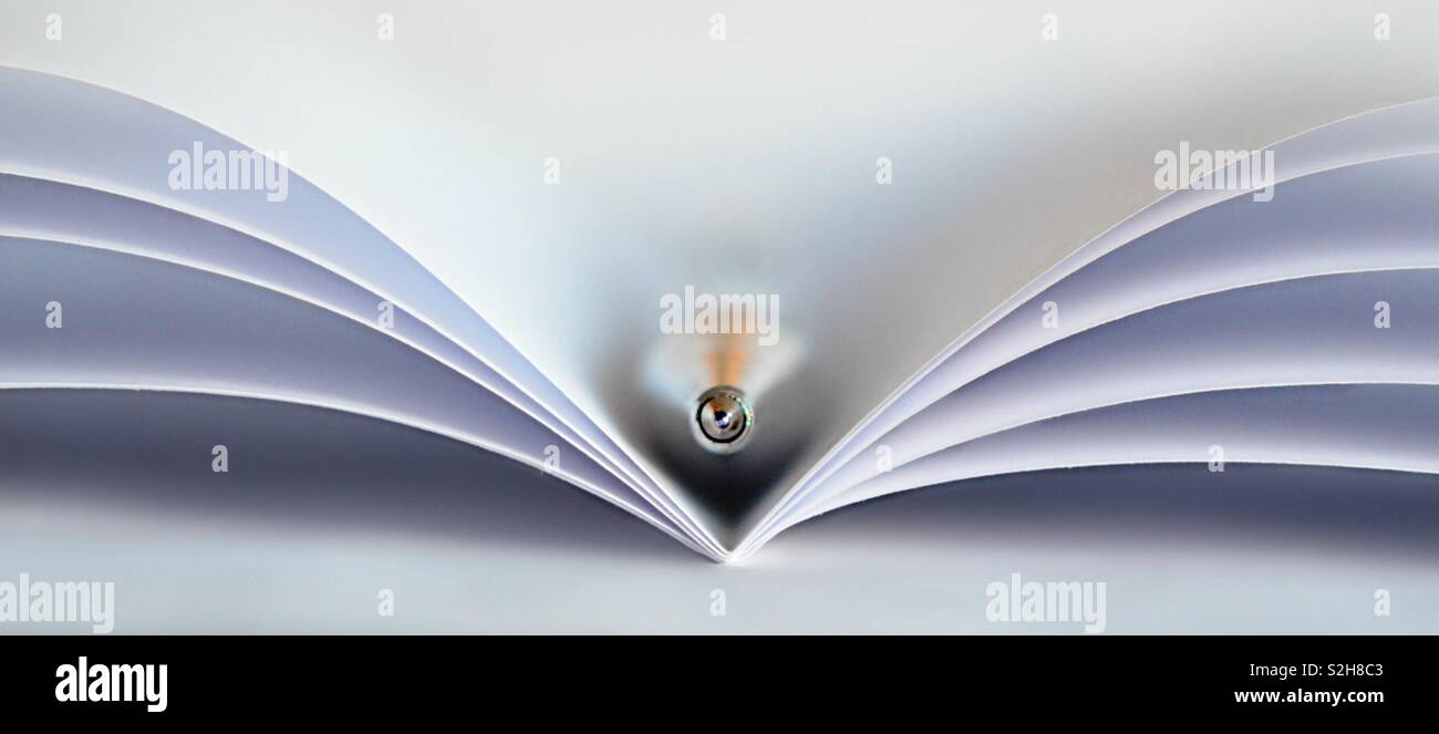 Pen and paper Stock Photo - Alamy