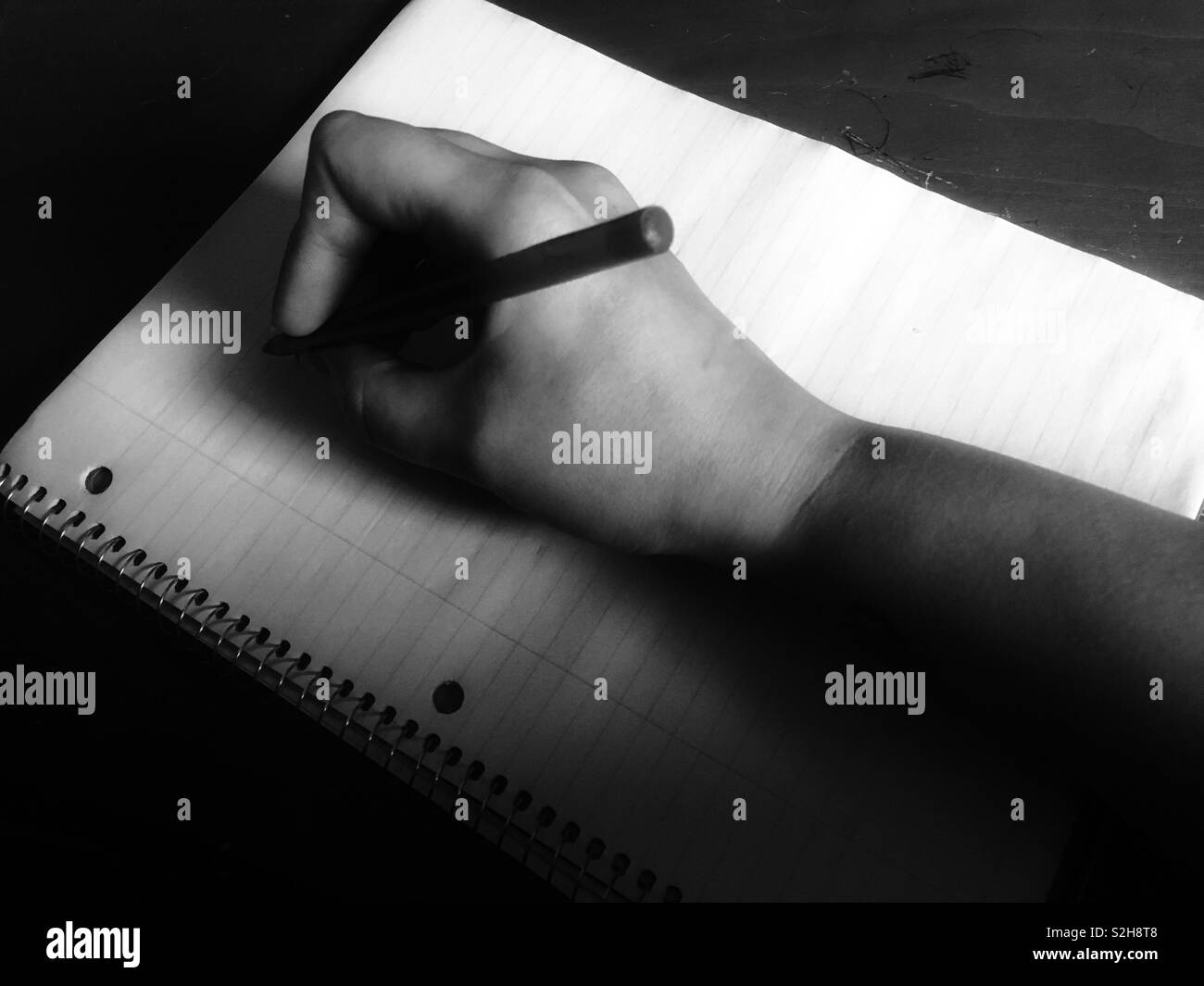 Black hand writing hi-res stock photography and images - Alamy