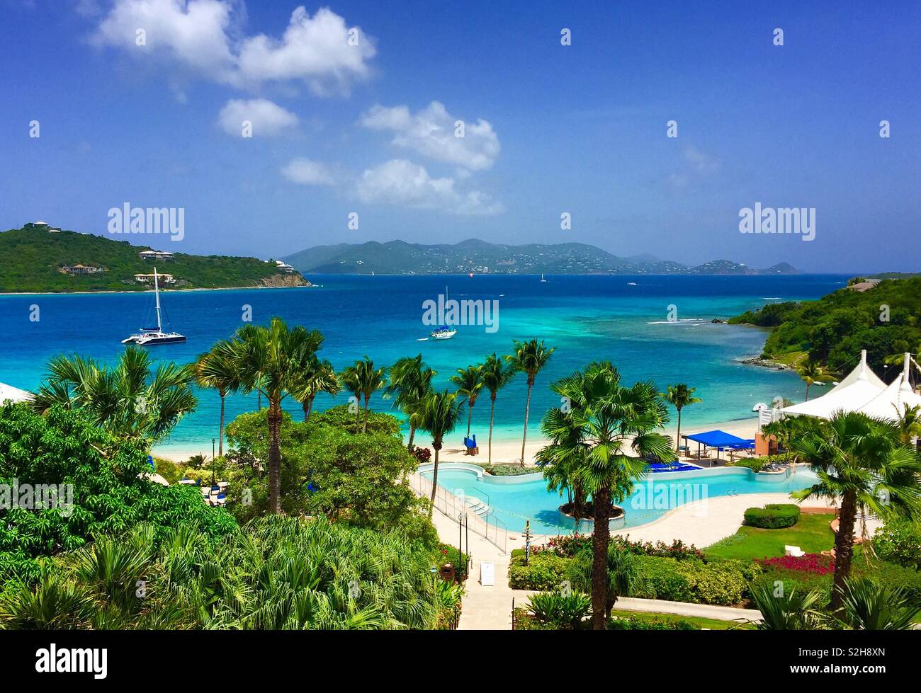 St. Thomas Views Stock Photo - Alamy