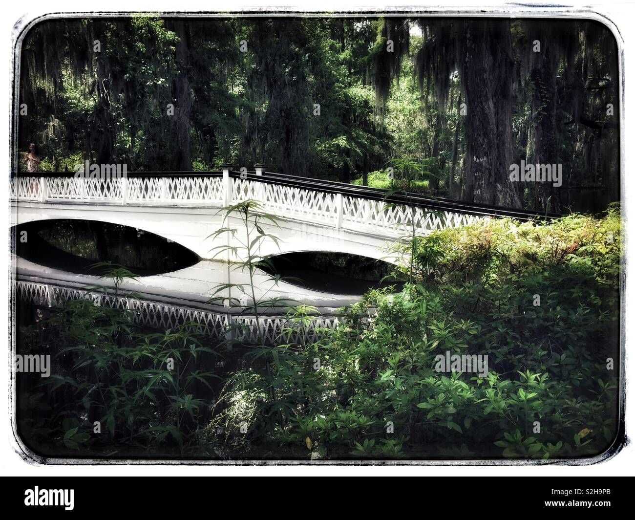 Enchanted White Bridge Water High Resolution Stock Photography and ...
