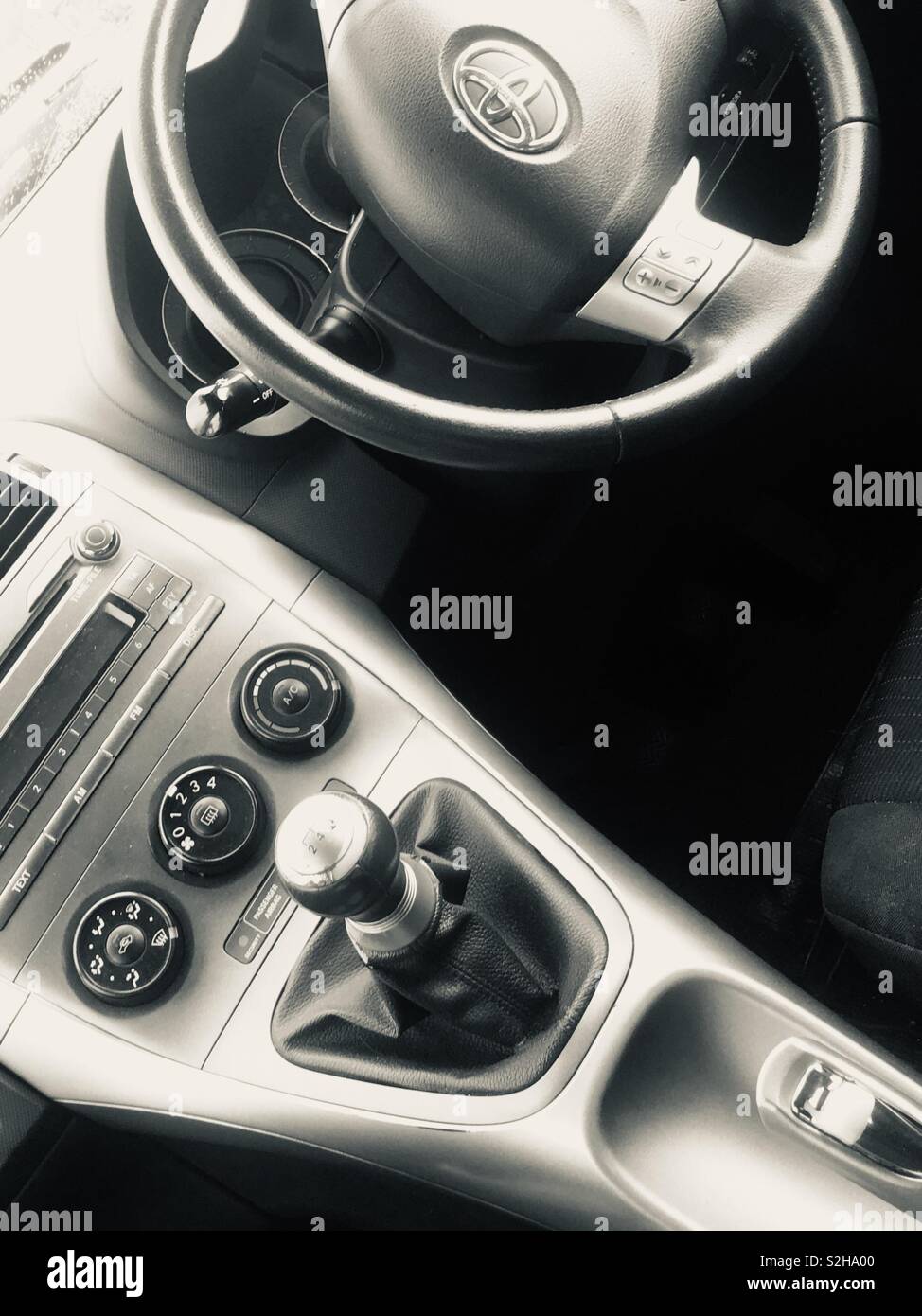 Inside car interior Stock Photo - Alamy