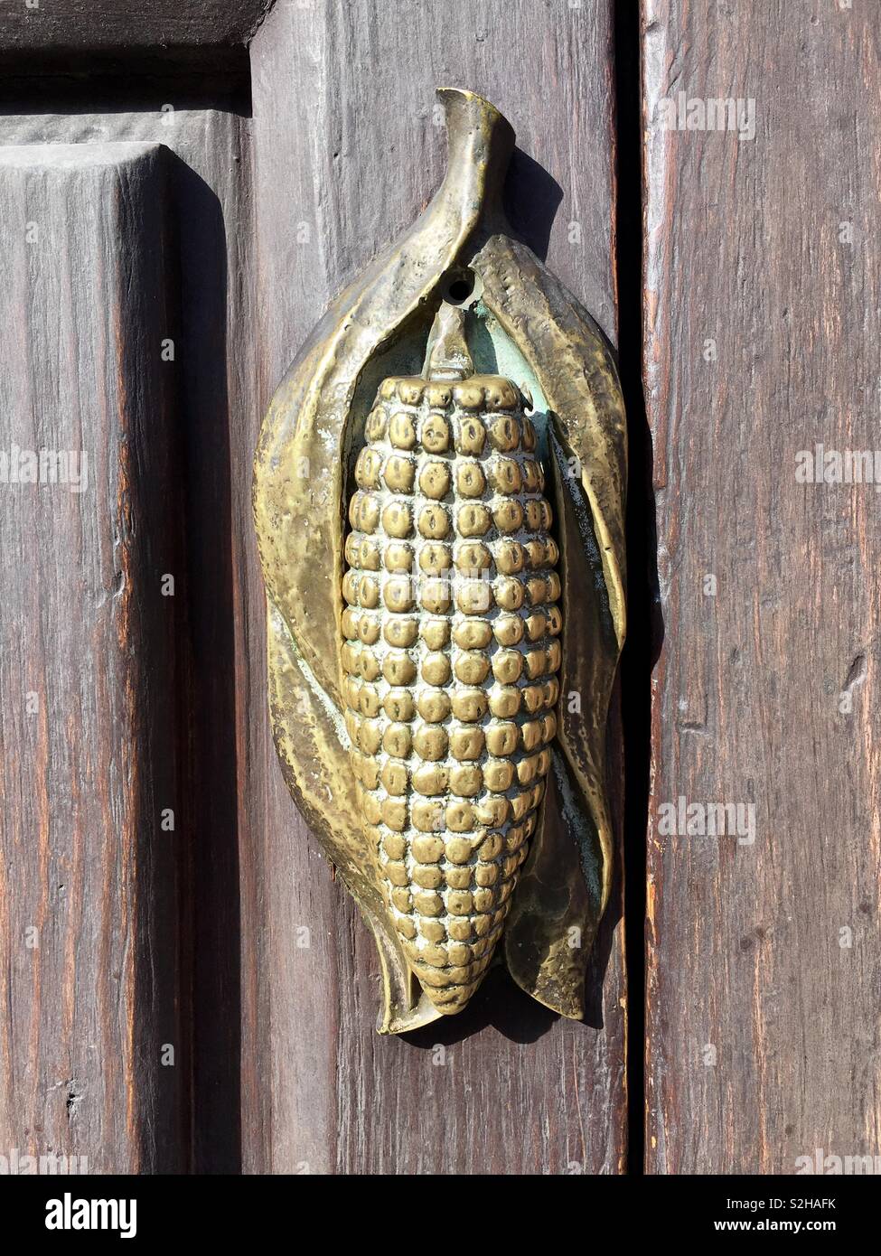 Corn , handle of a door , Mexico Stock Photo - Alamy