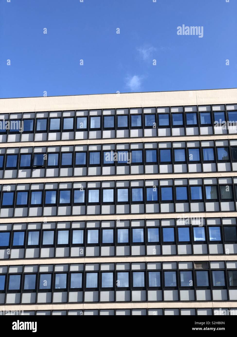 Office building in winter sunlight close up Stock Photo - Alamy