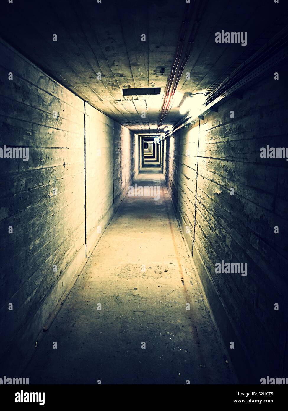 Creepy Underground Tunnel Stock Photo - Alamy