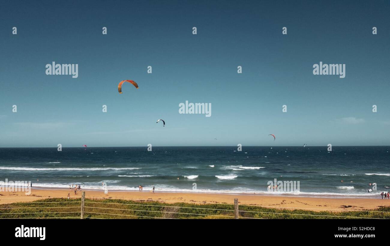 The orange windsail Stock Photo - Alamy