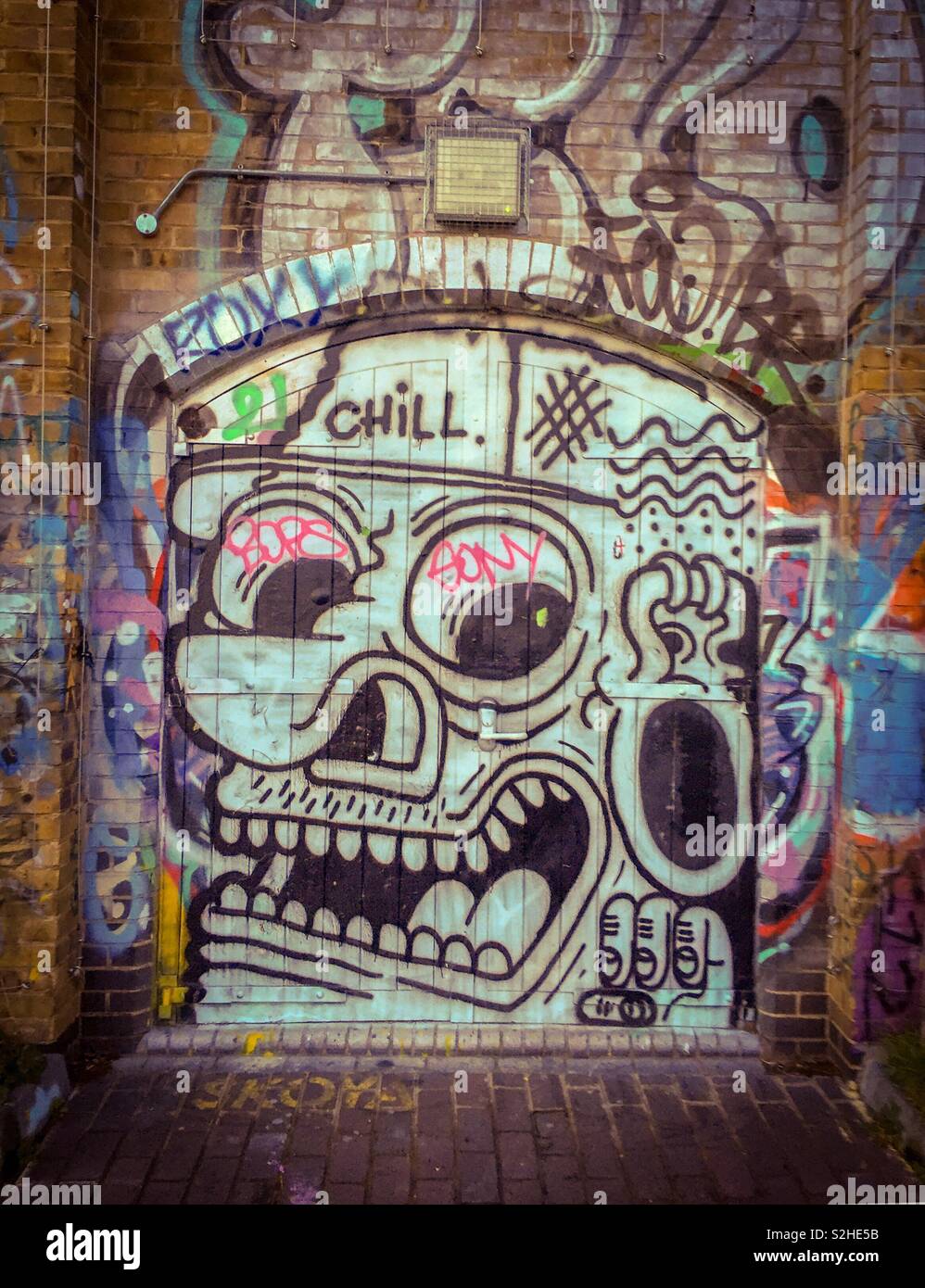 East London Street Art, Hackney, London Stock Photo - Alamy
