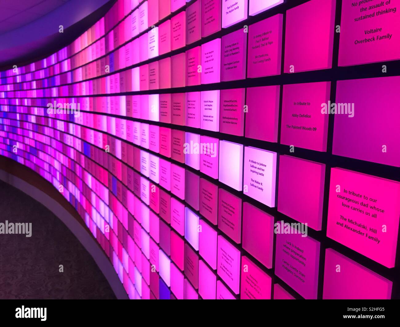 Wall of tribute Stock Photo - Alamy