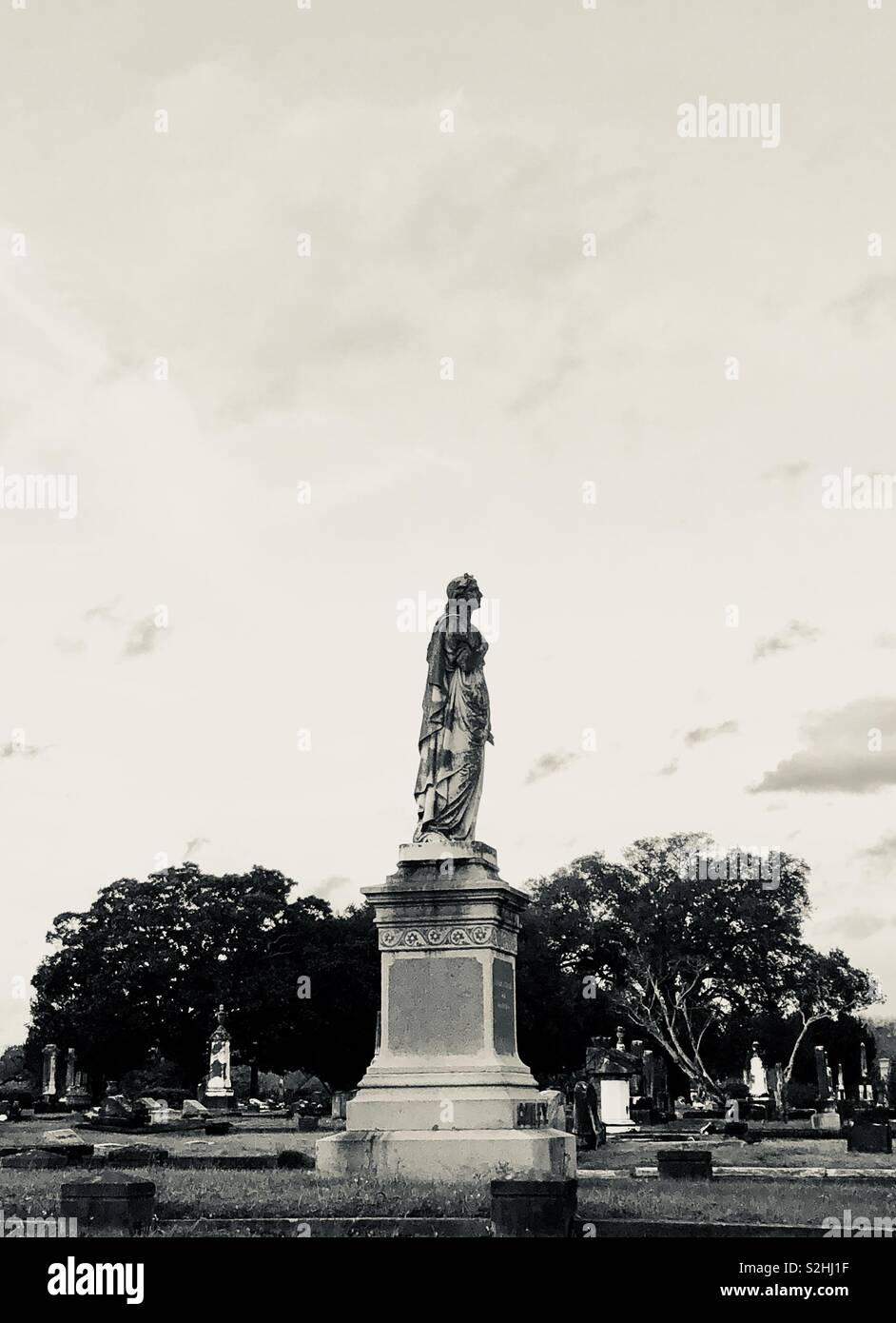 Magnolia Cemetery, Funerary Architecture, Mobile Alabama Stock Photo ...