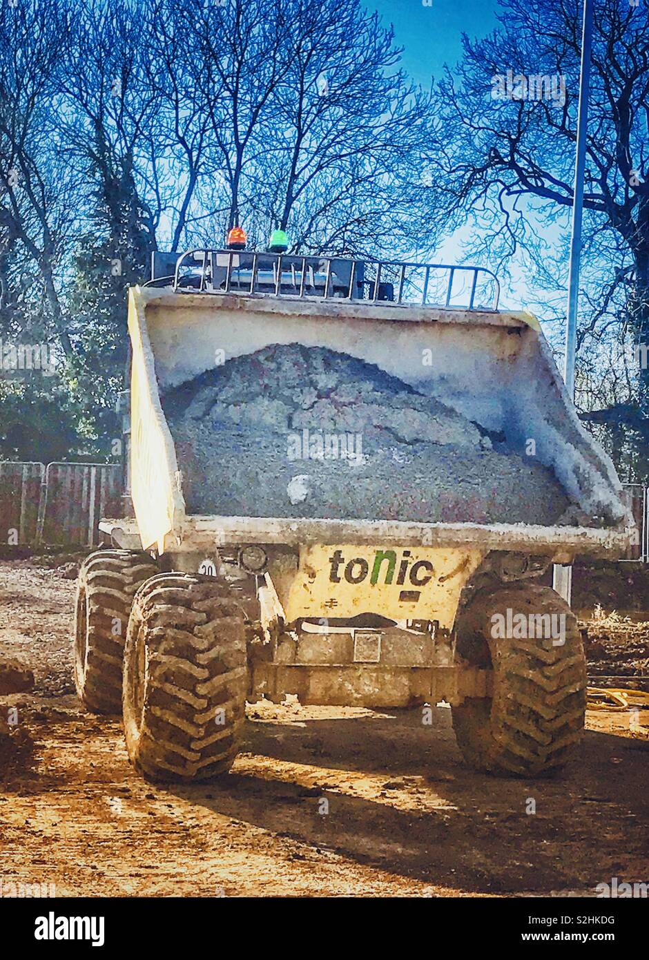 Ripper truck full of sand Stock Photo - Alamy