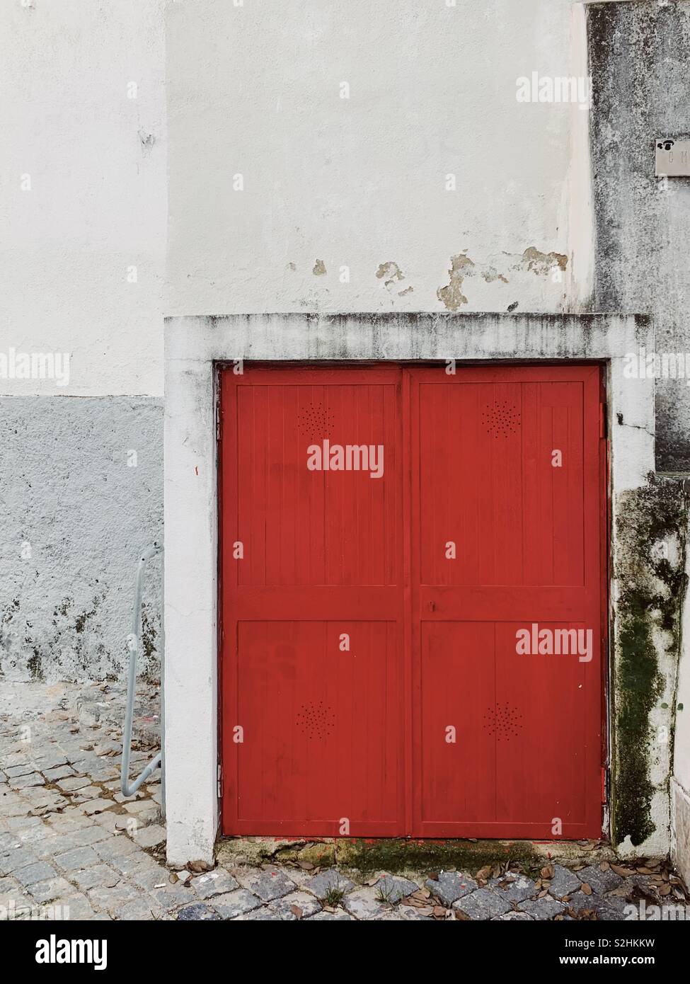 Red door white background Stock Photo - Alamy