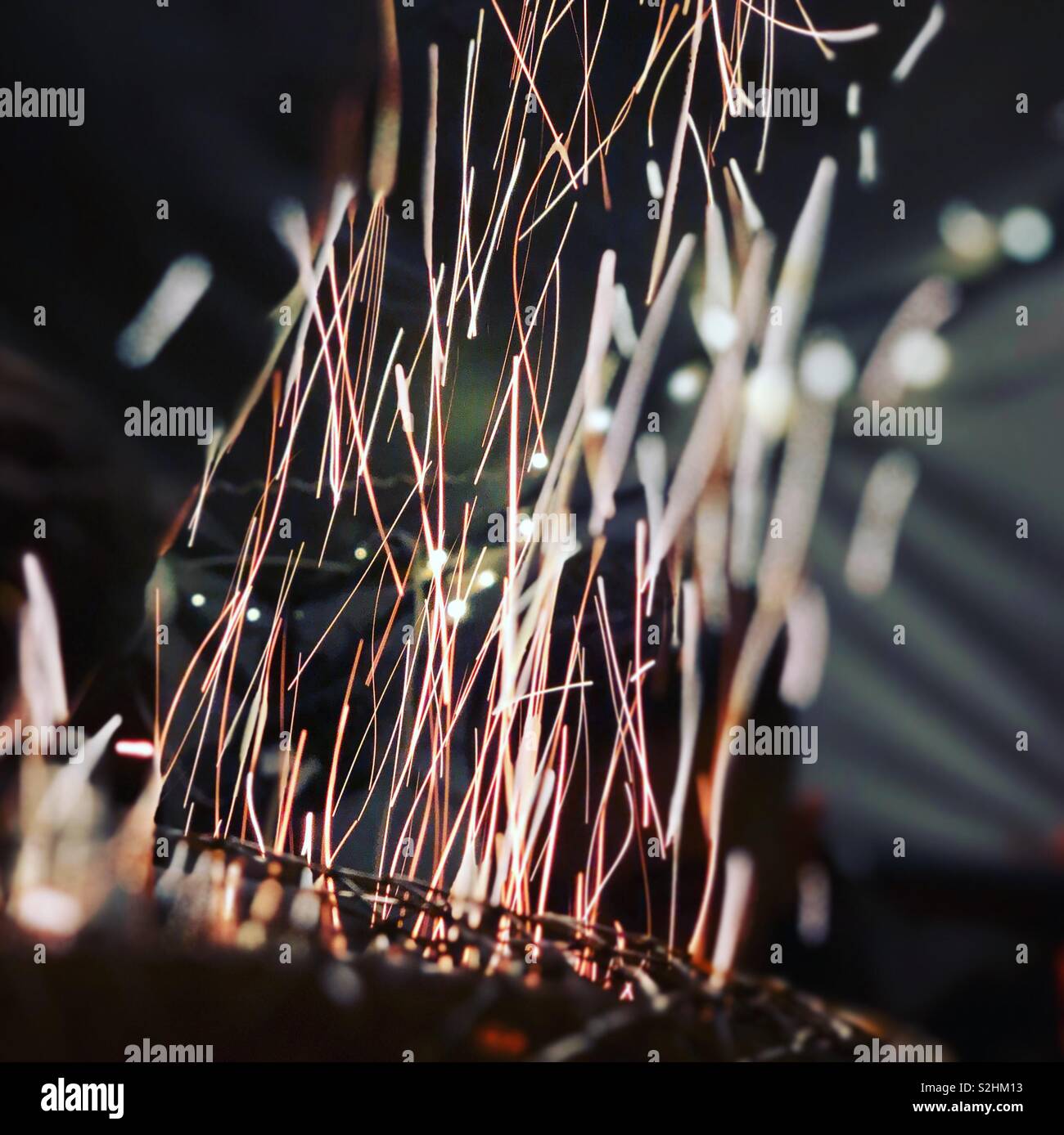 Fire sparks slow hi-res stock photography and images - Alamy