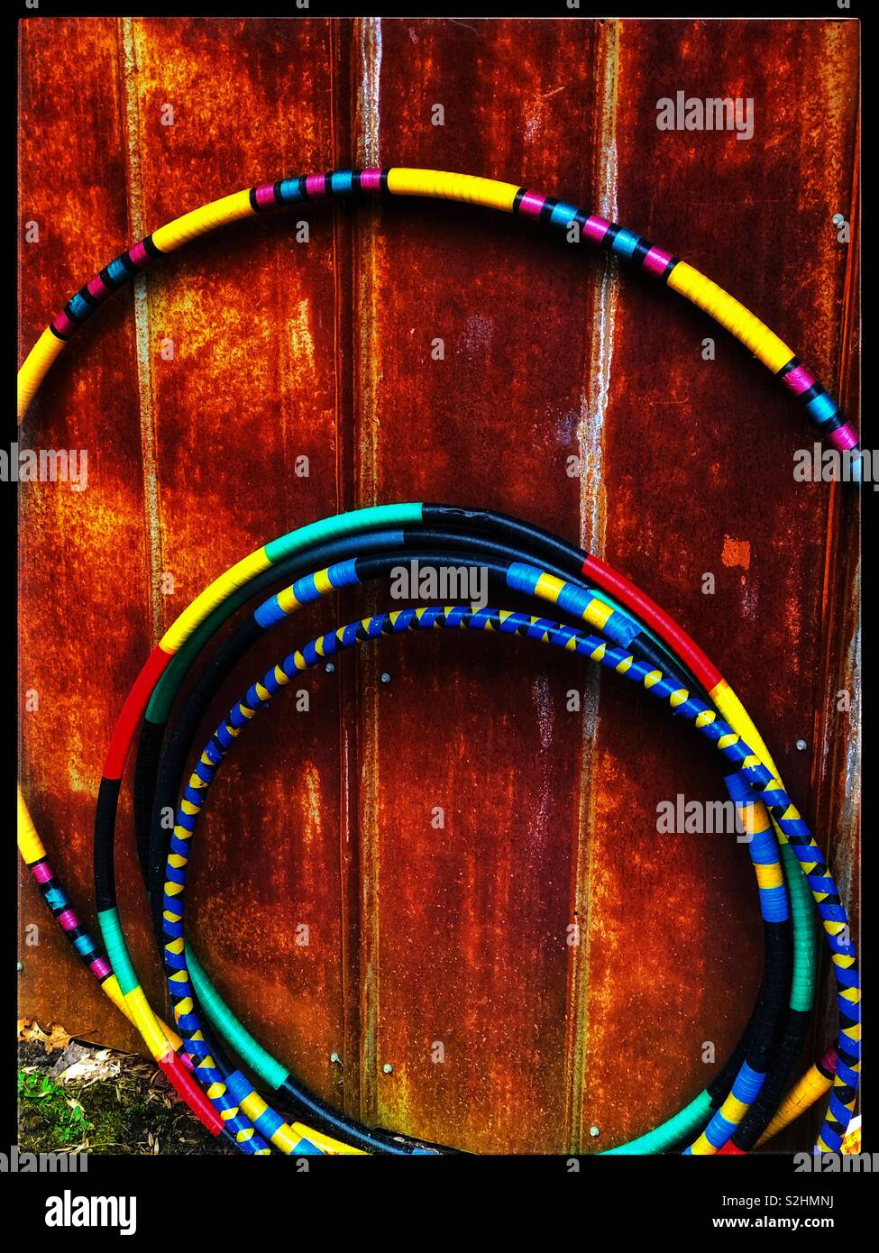 Colorful hula hoops hi-res stock photography and images - Alamy