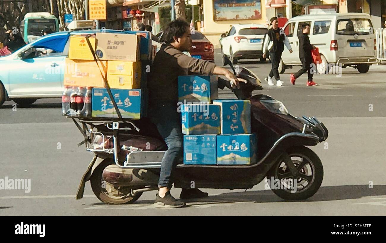 Overloaded bike hi-res stock photography and images - Alamy