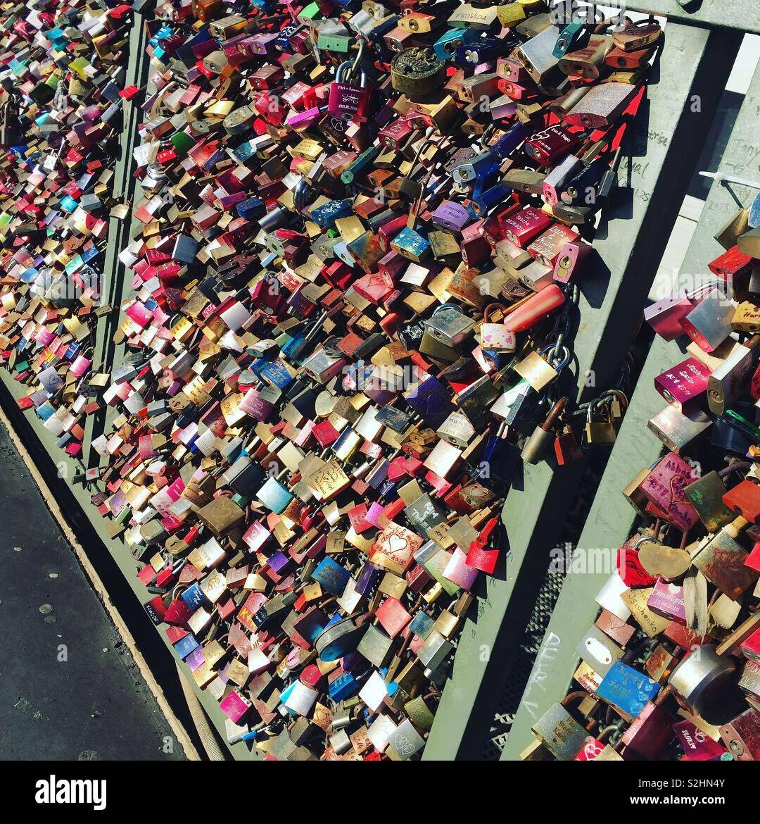 Lock Bridge, Cologne Germany Stock Photo - Alamy