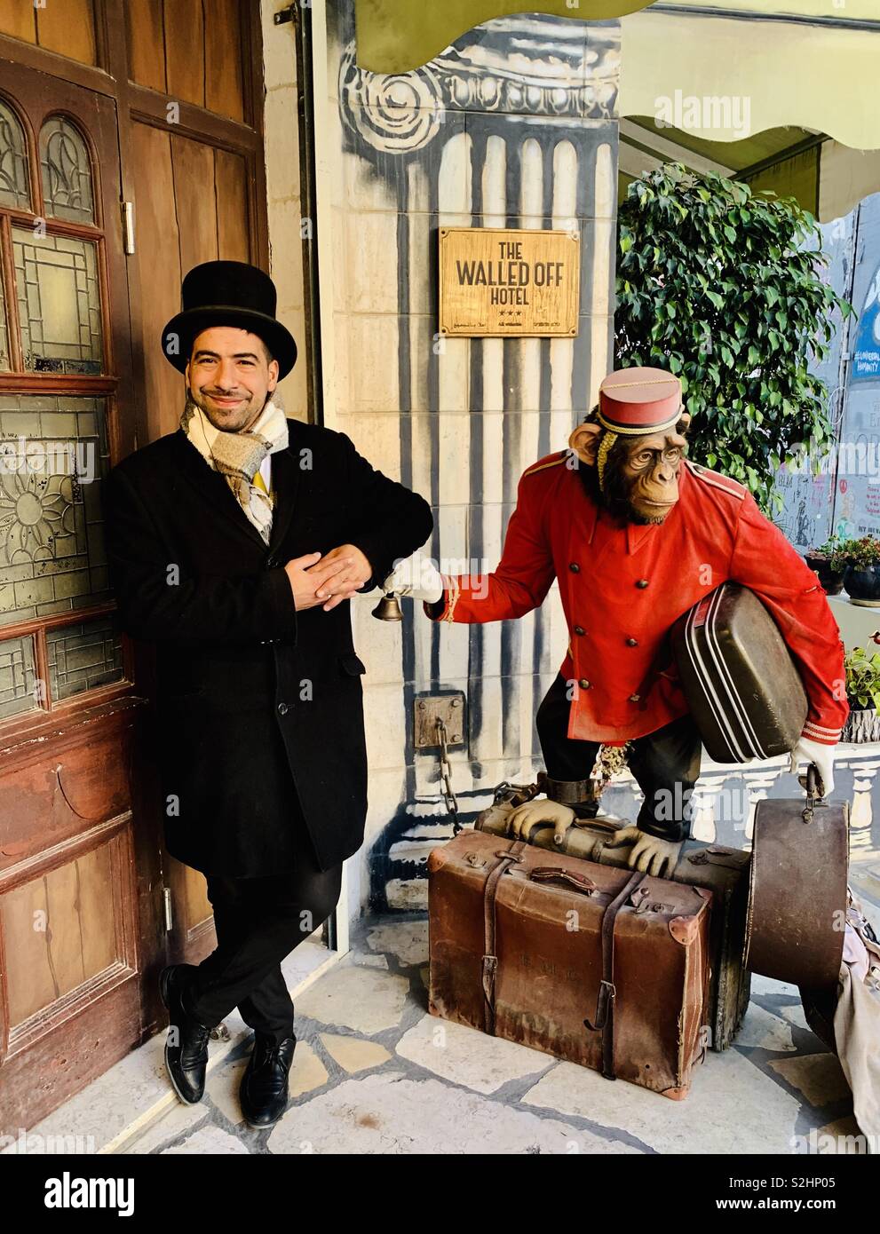 The Walled Off Hotel in Bethlehem, Palestine Stock Photo - Alamy