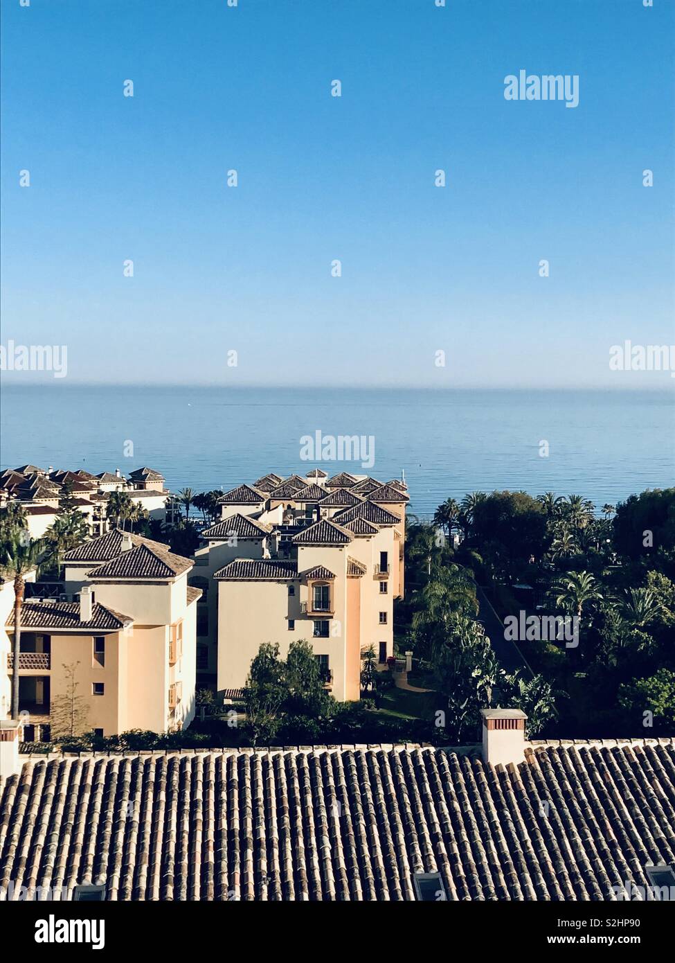 Marbella roof tops Stock Photo - Alamy