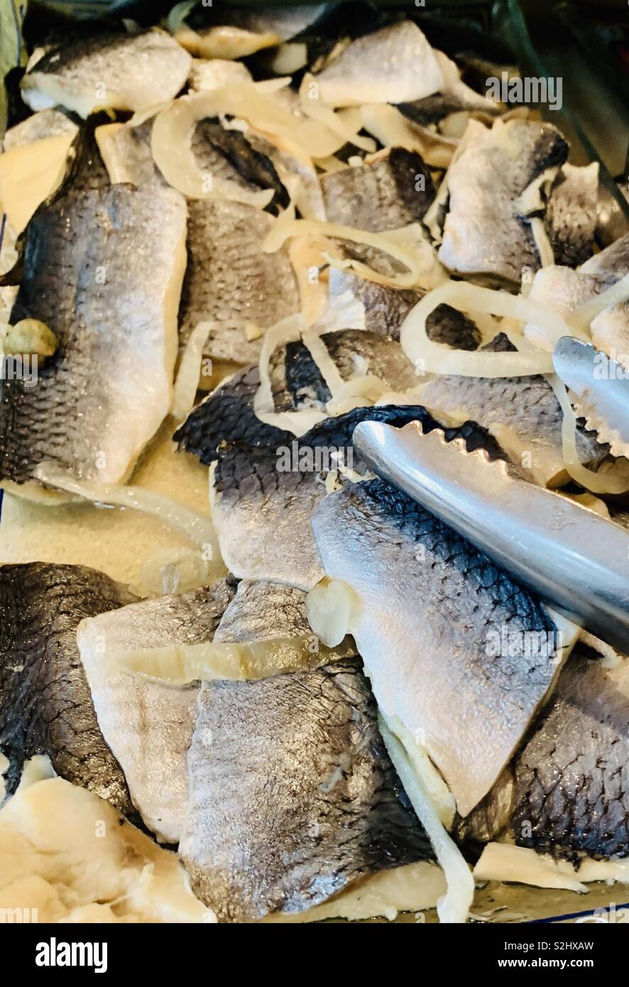 Mackerel fish served for breakfast Stock Photo - Alamy