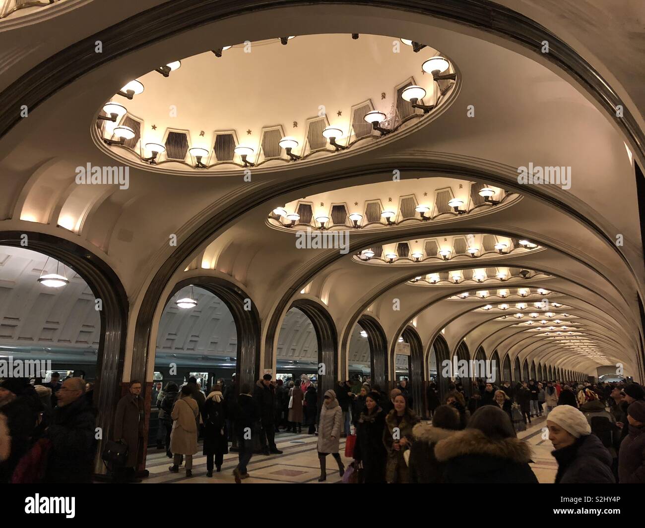 Moscow metro hi-res stock photography and images - Alamy